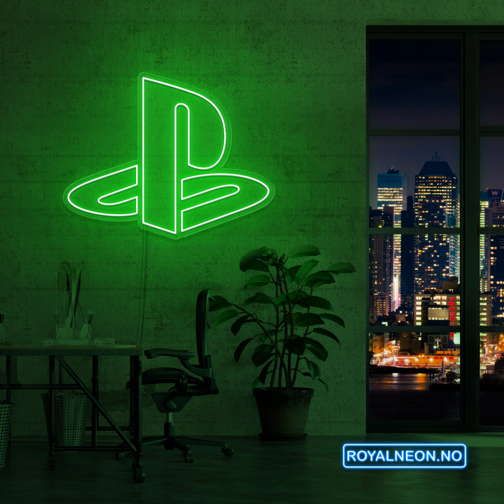"PlayStation" LED NEONSKILT. – Royalneon.no